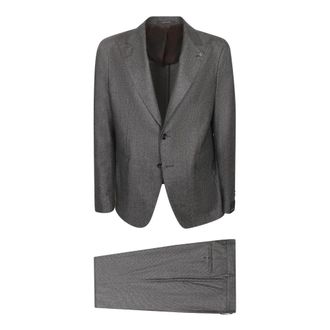 Tagliatore Zweiteiliger Anzug in Micro - - Suits - Herren - Grau - M
