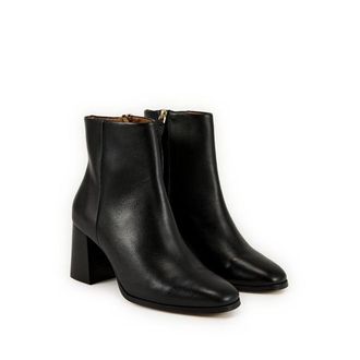 Maison Toufet Bottines &agrave; talon en cuir