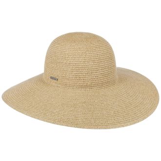 Stetson Livetta Toyo Schlapphut Damen Aus Toyo-Stroh Mit Schwei&szlig;band Extrabreite Krempe Schutz Fr&uuml;hjahr Sommer Natur XL (60-61 cm)