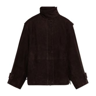 Rotate Wildlederjacke - - Jackets - Damen - Braun - XS