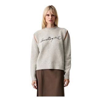 Maison Margiela Damen, Strickwaren, Grau, SGr&ouml;&szlig;e