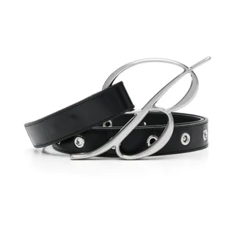 Blumarine Femme, Accessoires, Noir, Taille: M Cintuta Pelle