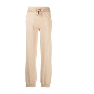 Lorena Antoniazzi Femme, Pantalons, Beige, Taille: 42 FR Pantalon en maille