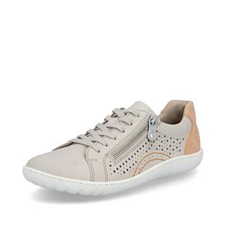 Rieker Baskets pour Femme, 41 EU, Beige, 41 EU