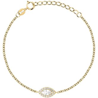 Cleor Bracelet en argent 925/1000 et zircon