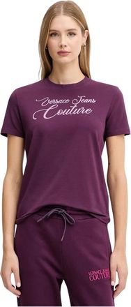 Versace Jeans Couture Damen, Oberteile, Lila, XSGr&ouml;&szlig;e