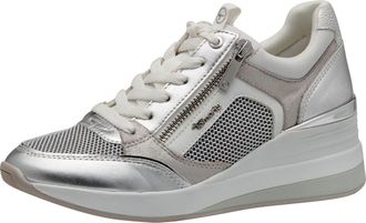 Tamaris Schn&uuml;rer Damen sportlich metallic,EU 42