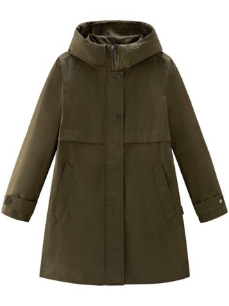 Woolrich parka en coton à capuche - Vert