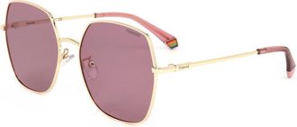 Polaroid Pld 6178/g/s EYR/0F GOLD PINK Sunglasses Womens Steel, Standard, 58