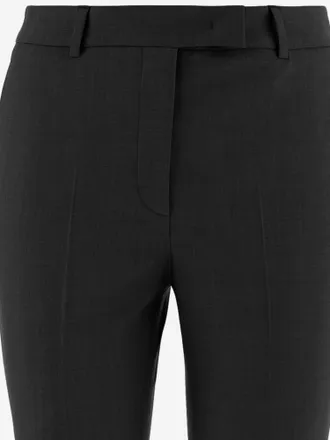Ql2 Quelledue Womens Trousers Stretch Wool Black
