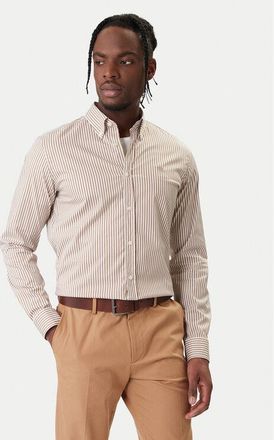 HUGO BOSS Hemd H-Roan 50556085 Beige Slim Fit