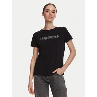 Guess T-Shirt V6YI08 K4689 Schwarz Regular Fit