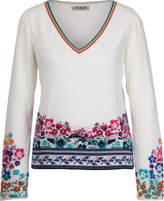 Ivko Pullover mit Intarsienmuster