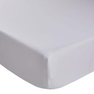 Dodo | Drap Housse Antibact&eacute;rien Coton Blanc | 140x190 cm | Traitement Saniprotect Hygi&egrave;ne Durable | Bonnet 32 cm | Doux et Respirant | R&eacute;sistant aux Lavag