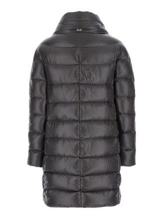 Herno Womens Down Jacket Dora Grey Polyamide Puffer