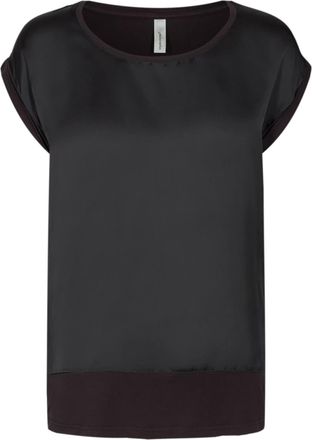 Soyaconcept Soyaconcept Damen SC-Thilde 6 Short Sleeve Loose T-Shirt Hemd, Schwarz, Small