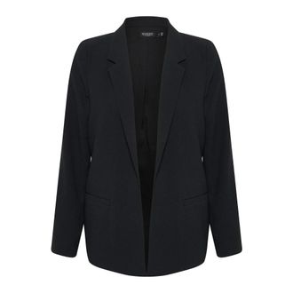 Soaked In Luxury Schwarzer Blazer mit Langen &Auml;rmeln - - Jackets - Damen - Schwarzk - S