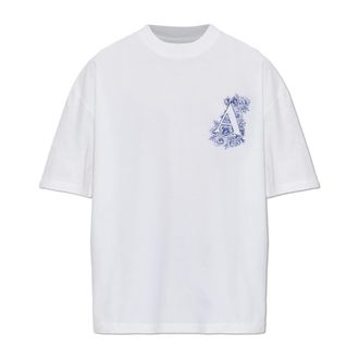 AllSaints Homme, Tops, Blanc, Taille: XS T-shirt Anthos