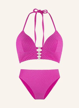 LingaDore Triangle Padded Bikiniset pink