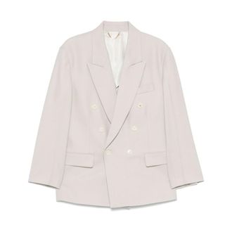 Victoria Beckham Femme, Vestes, Gris, Taille: 34 FR Veste Crois&eacute;e D&eacute;contract&eacute;e