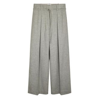 Brunello Cucinelli Wide Hosen - - Trousers - Damen - Grau - M