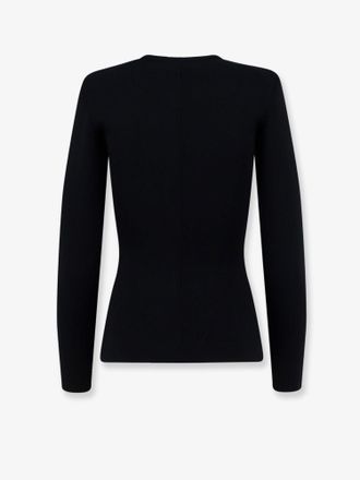 Elisabetta Franchi Womens Knitted Blazer With Zip Black Viscose Blazers Jacket