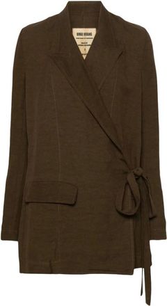 Uma Wang UMA Wang, Femme, Blouses et Chemises, Brun, Taille: 40 FR Up6006 Blazer