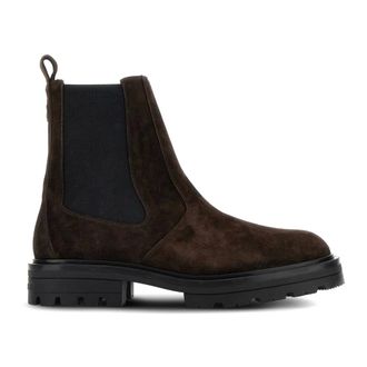 Hogan H673 Bottines Chelsea - Homme - Chaussures - Brun - Taille: 44 EU