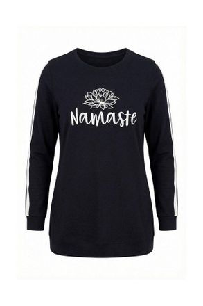 Angel Of Style Sweatshirt Sweatshirt Komfort Fit Namaste-Motiv