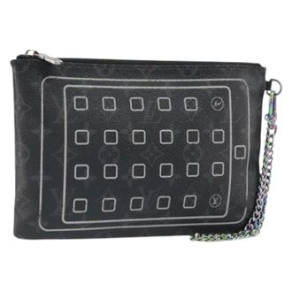 Louis Vuitton Pochette Pre-owned Canvas Home-Office - Femme - Pre-owned - Noir - Taille: ONE Size