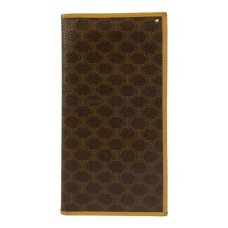 Celine Pre-owned Macadam PVC Long Wallet - Homme - Pre-owned - Brun - Taille: ONE Size