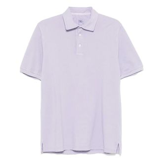 Fedeli Homme, Tops, Violet, Taille: XL Polo Classique en Coton
