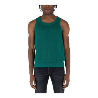 Drôle de Monsieur Homme, Tops, Vert, Taille: M Mesh Tank Top