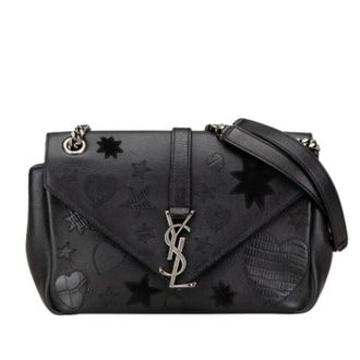 Saint Laurent Pre-owned Wallet on Chain - Femme - Pre-owned - Noir - Taille: ONE Size