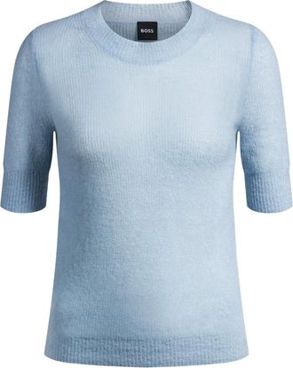 HUGO BOSS Damen, Strickwaren, Blau, XLGr&ouml;&szlig;e