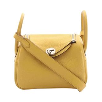 Herm&egrave;s Sac bandouli&egrave;re vintage doccasion - Femme - Pre-owned - Jaune - Taille: ONE Size