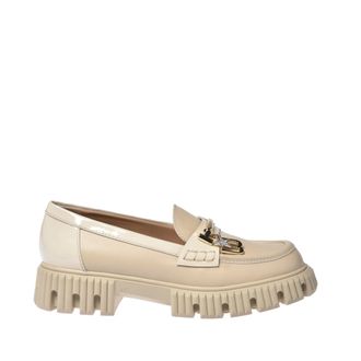 Baldinini Loafer - MOCASSIN BALDININI - Gr. 37,5 (EU) - in Creme - f&uuml;r Damen
