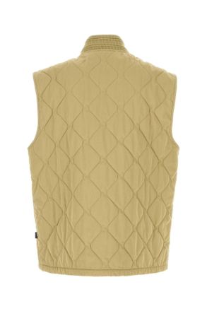 Burberry Mens Beige Cotton Sleeveless Jacket Hamper Giubbini