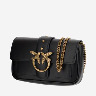 Pinko Love Shoulder Bag - Black