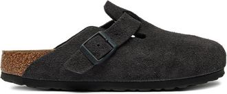 Birkenstock Pantoletten Birkenstock Boston zamsz 1028552 Grau