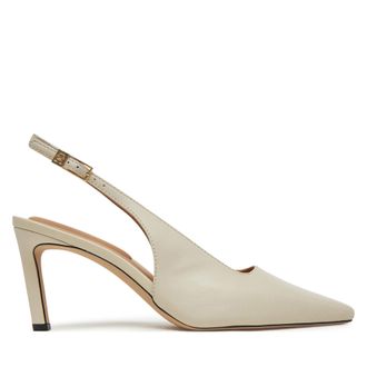 Tommy Hilfiger High Heels Tommy Hilfiger Squared Toe FW0FW08636 Beige