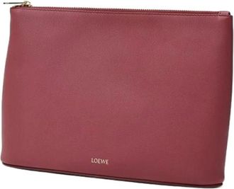 Loewe Sac pochette Pre-owned - Femme - Pre-owned - Rouge - Taille: ONE Size