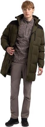 Trespass Veste rembourrée pour homme avec capuche et poches zippées, Dark Vine, M