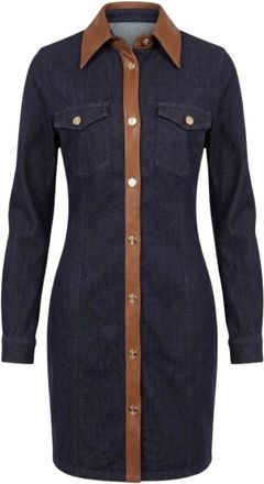 Trussardi Kurzes Jeans-Hemdblusenkleid - - Dresses - Damen - Blau - S