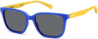 Polaroid unisex, Accessoires, Bleu, Taille: 49 MM 8063/S Lunettes de soleil