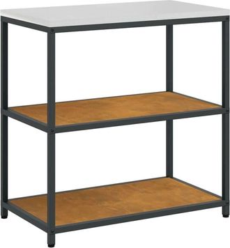 vidaXL Vidaxl - tagère de rangement de cuisine avec étagère Rouillé