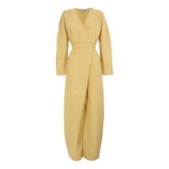 Cortana Mel- singe en lin et soie miel- - Femme - Combinaisons et Ensembles - Jaune - Taille: 42 FR
