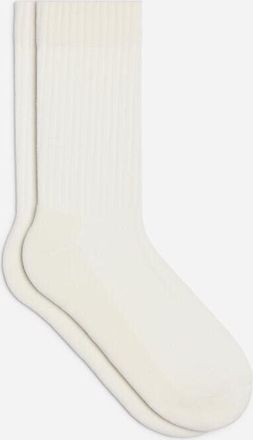 Arket Sportliche Baumwollsocken -Wei&szlig;