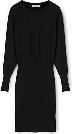 Motivi Femme, Robes, Noir, Taille: 38 FR Robe en maille &agrave; manches kimono