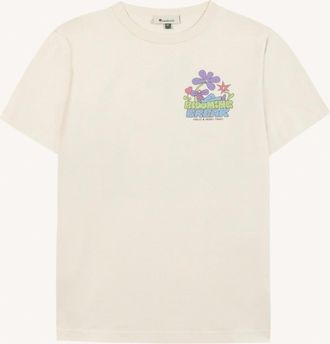 Faguo T-shirt imprim&eacute; blooming &eacute;cru - LUGNY